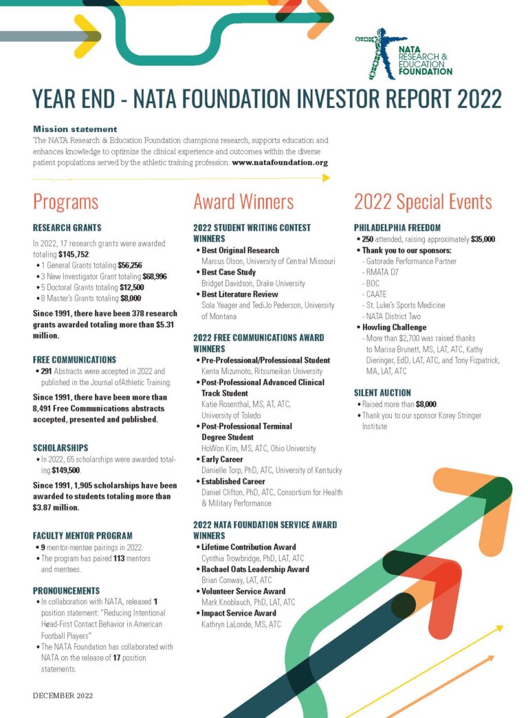 News – NATA Research & Education Foundation